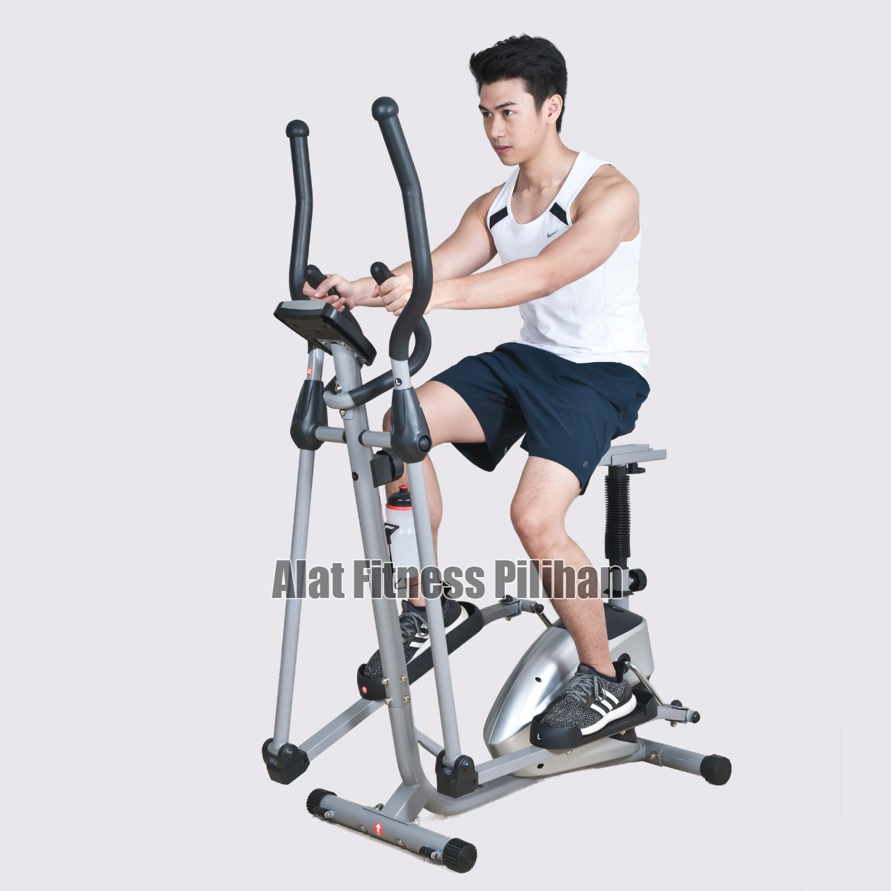 Sepeda Fitnes Statis Elliptical Crosstrainer Bike TOTAL TL-8502