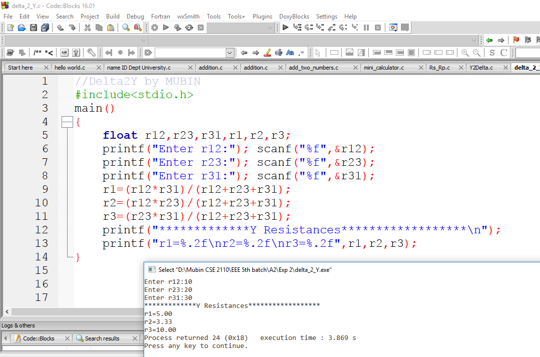 Black-White Mubin | মুবিনের রাফখাতা: C programming:Simple C Codes with ...