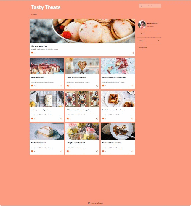 Too Clever By Half: Testing the new Blogger themes