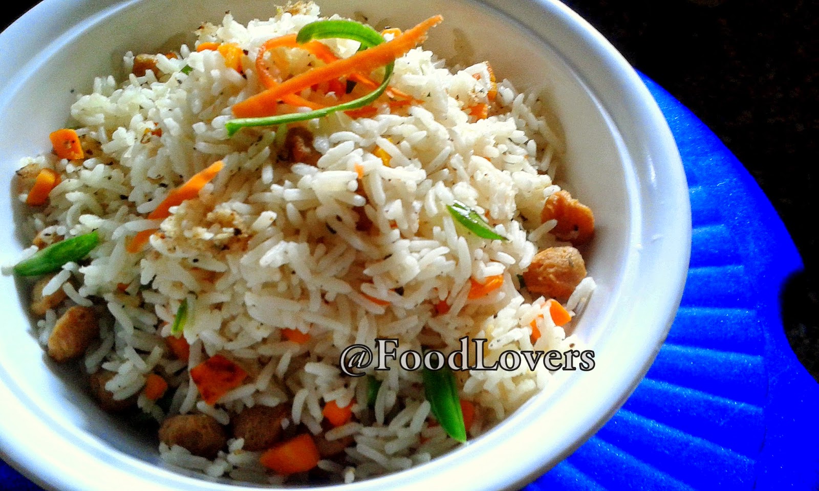 FoodLovers: Mixed Veg Soybean Rice