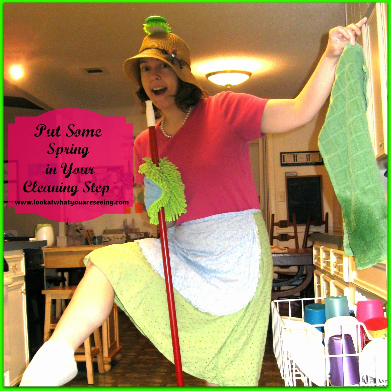 Look At What You Are Seeing: Put Some Spring in Your Cleaning Step!