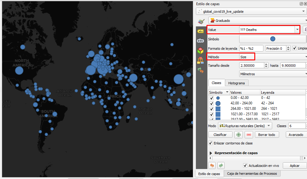 BLOG CARLOS CARBAJAL : Registro del COVID-19 con HCMGIS y QGIS