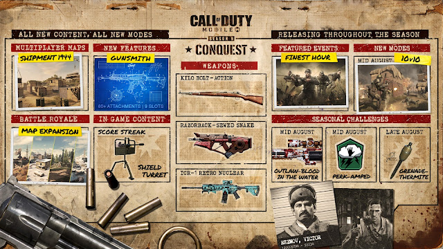 COD Mobile Season 9 Conquest available for download with new Shipment ...