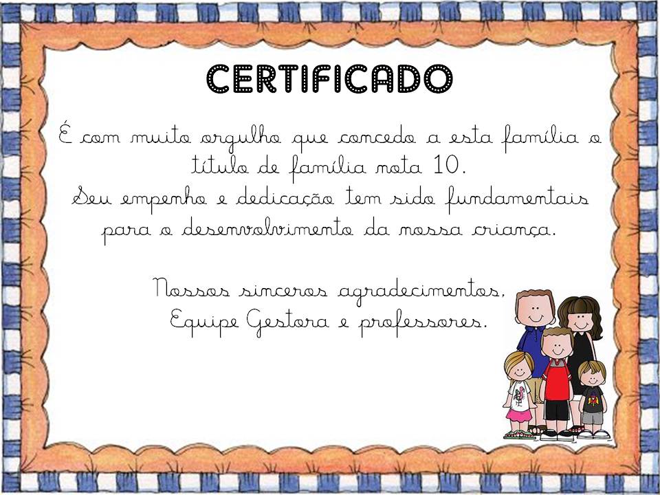 Certificado Aluno Nota Dez Para Imprimir Word - RETOEDU