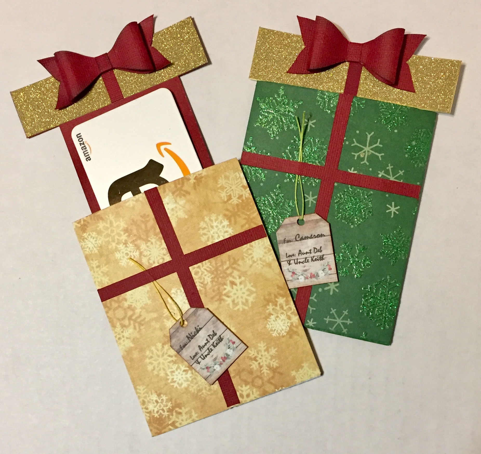 Deb's Crafty Side: Gift Card Slider Holders