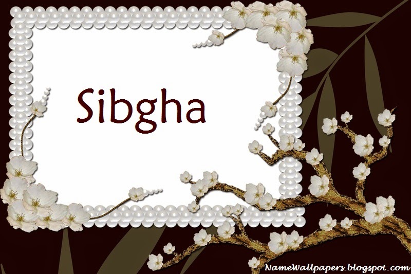 Sibgha Name Wallpapers Sibgha ~ Name Wallpaper Urdu Name Meaning Name ...
