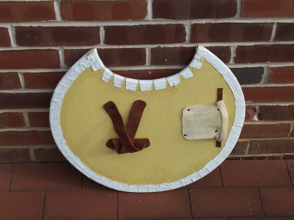 Wicker And Leather Shields