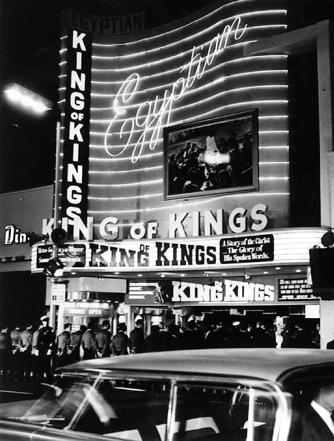Los Angeles Theatres: Egyptian Theatre: Hollywood Blvd. views 1955 to ...