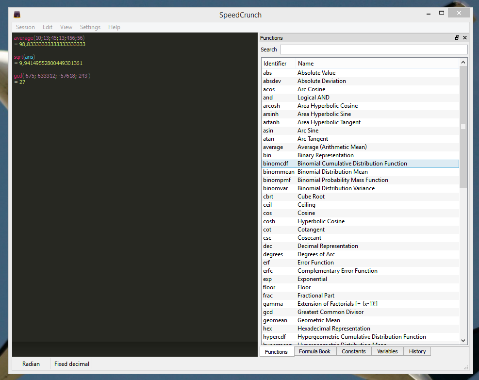 SpeedCrunch: Kalkulator Scientific OpenSource untuk Windows, Linux, dan ...