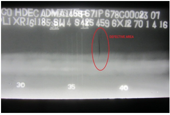 Materials & Welding: basemetal defect in RT film