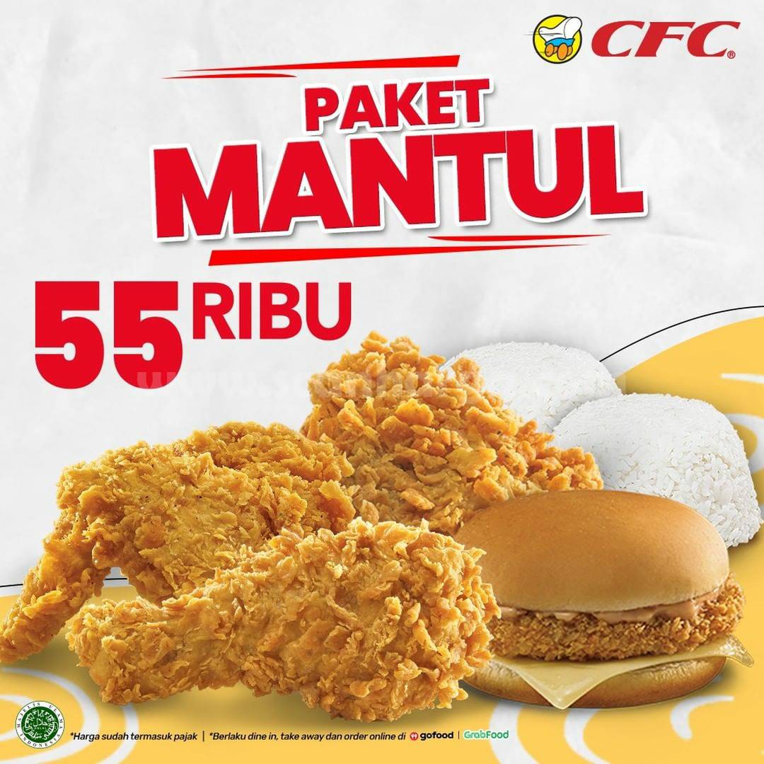 CFC Promo PAKET MANTUL Harga hanya Rp 55 RIBU | scanharga