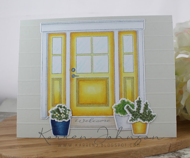 KarrenJ - Stamping Stuff: Yellow Door