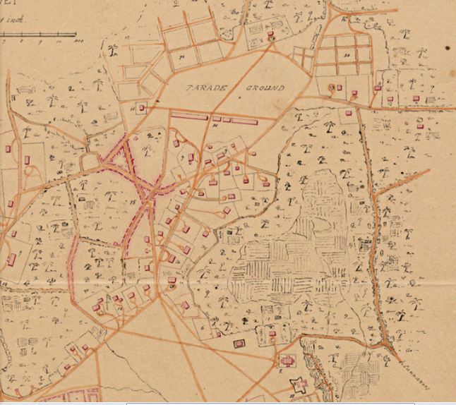 Jeevan's KALLI VALLI : Kannur A study with an Old Map