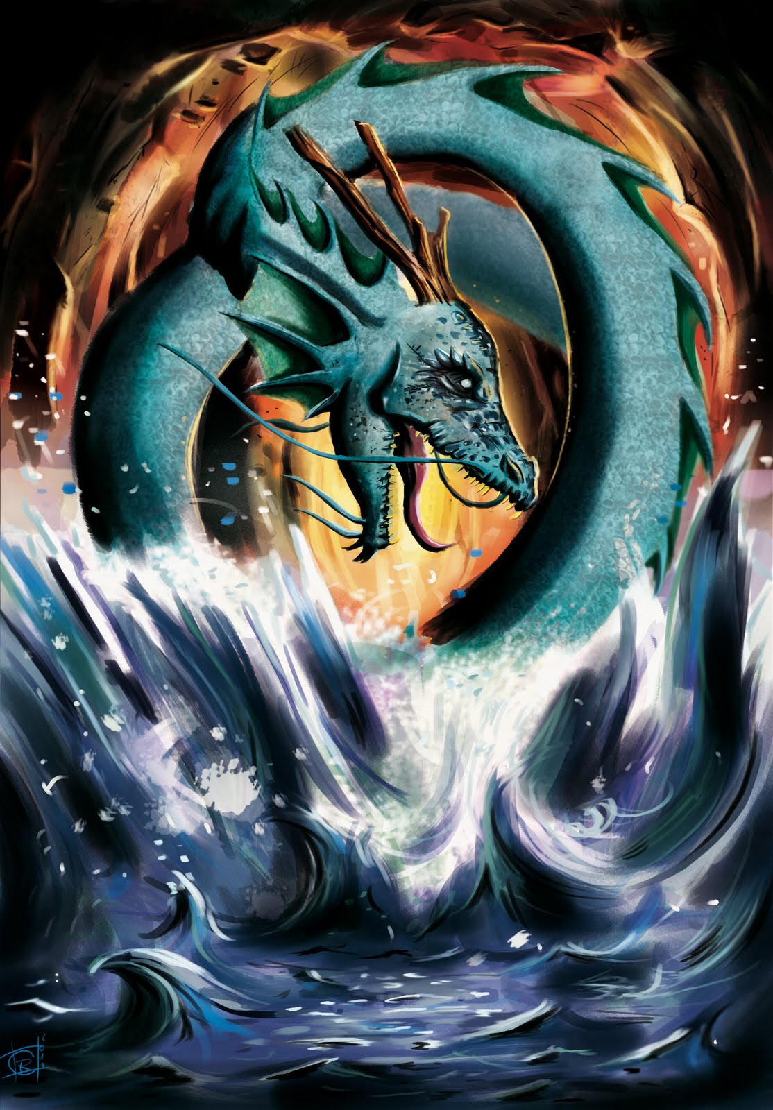 Rodrigo Cepeda Animador e Ilustrador Digital: El Dragon de Agua