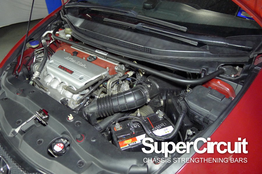 SUPERCIRCUIT CHASSIS STRENGTHENING BARS: Honda Civic FN2 Type-R (FN2R ...
