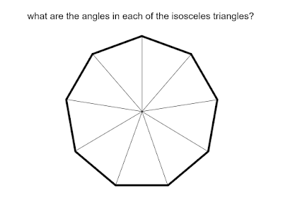 MEDIAN Don Steward mathematics teaching: nonagon appreciation