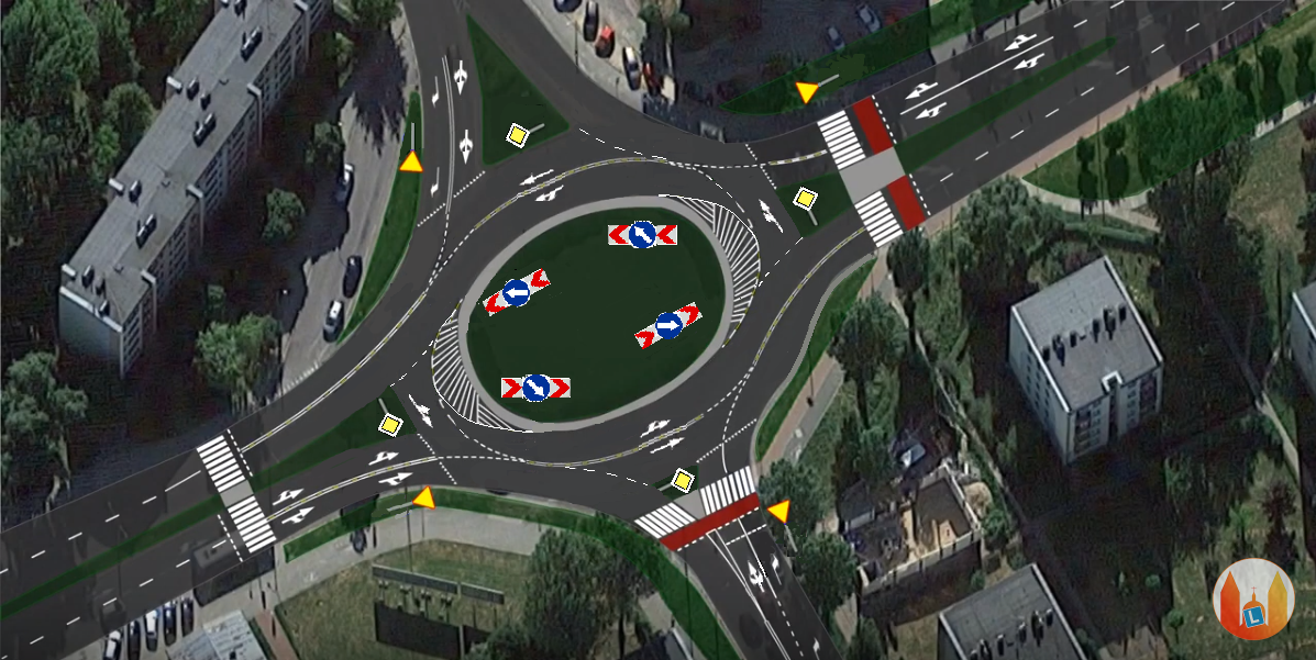 Blog o prawie na drogach - zasady ruchu drogowego nie tylko dla kierowców: 189. Rondo turbinowe ...