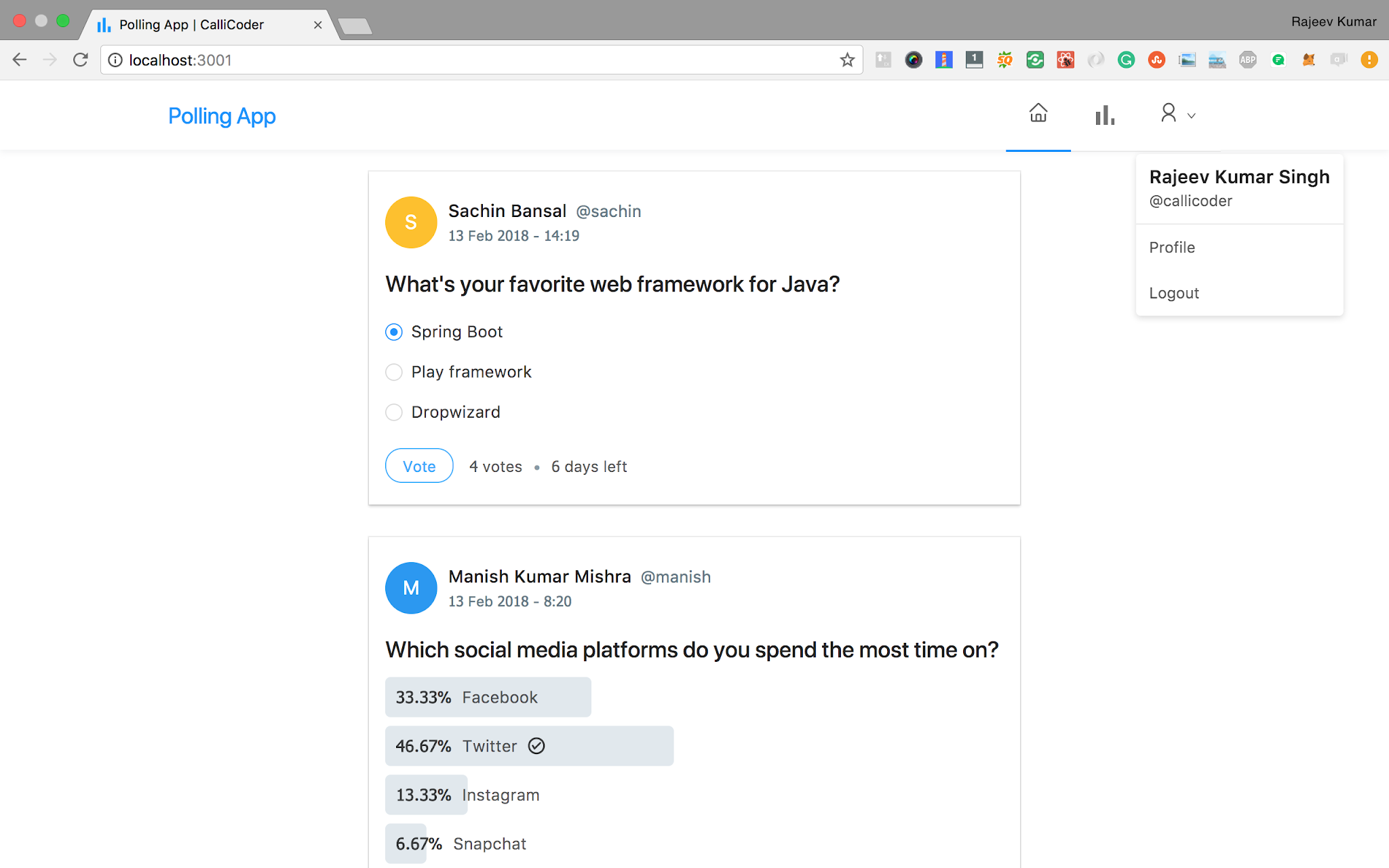 Free Spring Boot Reactjs Open Source Projects Github 3991