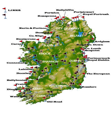 Irish Vacations | Ireland Vacations: Ireland Map