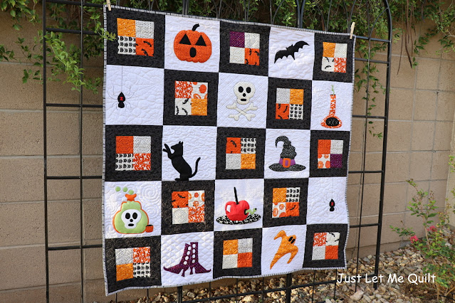 Just Let Me Quilt: It's A "Halloween Hoppin" Blog Hop Day