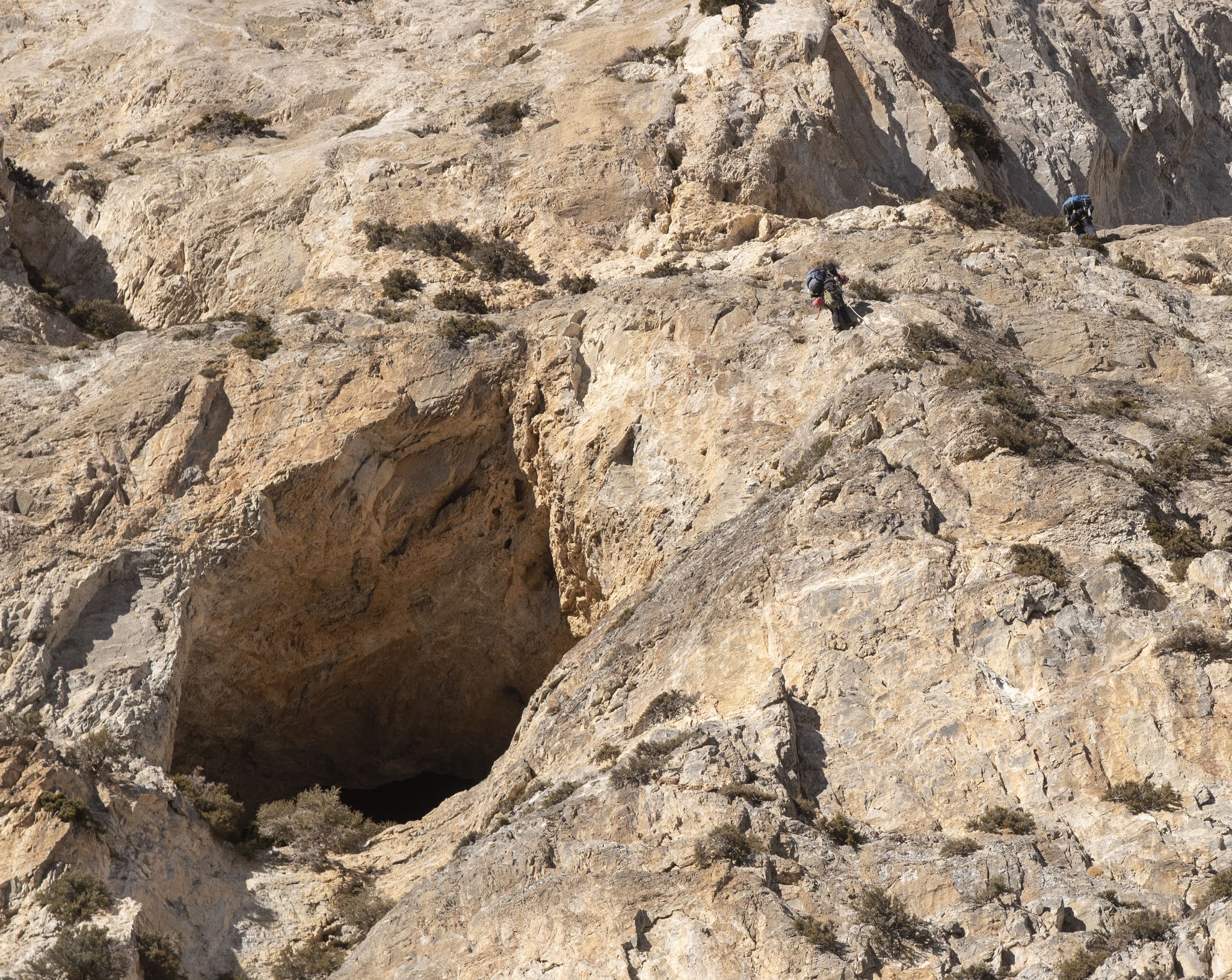 EYE OF GOLIATH & SLING OF DAVID CAVES, NEVADA - ADAM HAYDOCK