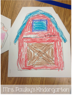 Learning about the Farm - Mrs. Pauley's Kindergarten