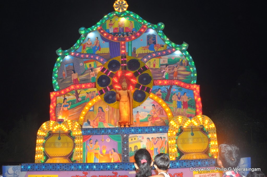 Images of Sri Lanka on blogspot.com: Stages of lighting in a Wesak ...
