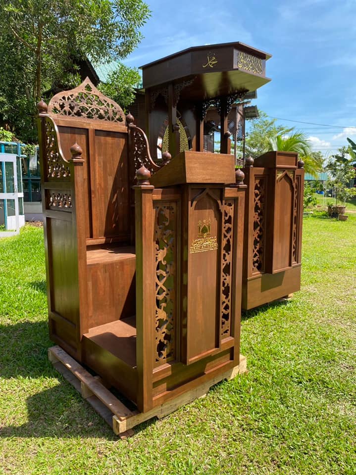 Kayu Warisan Malaysia: NEW Design Mimbar For Our Beloved Customer