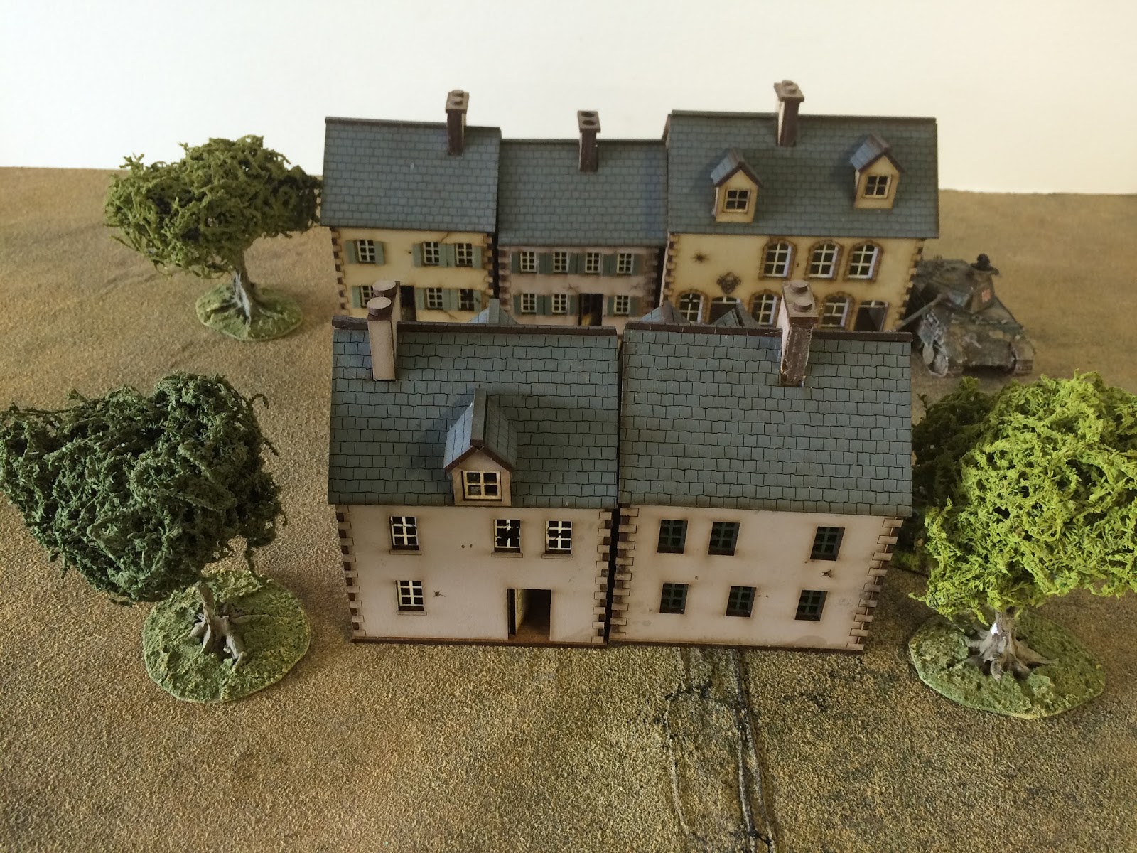 Empires At War Blog: 20mm normandy buildings