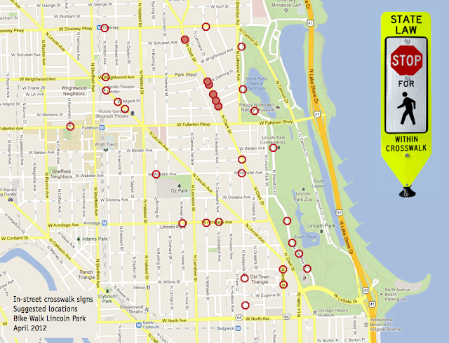 Bike Walk Lincoln Park: In-street pedestrian crosswalk signs? We’ll ...