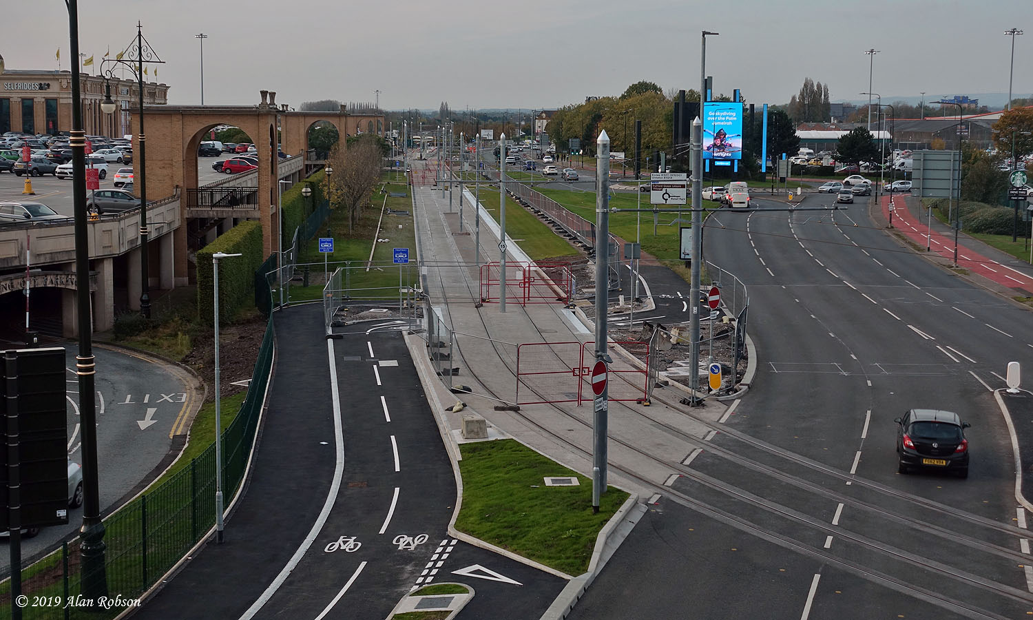 Blackpool Tram Blog: Trackwork completed on new Trafford Park Metrolink ...