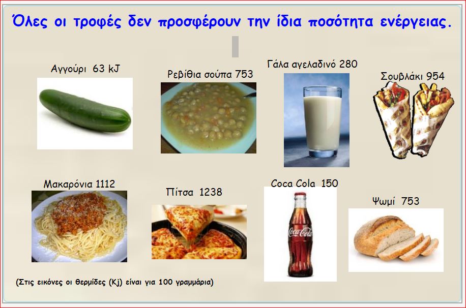 ΦΥΣΙΚΗ 20.12 - Τροφές και ενέργεια