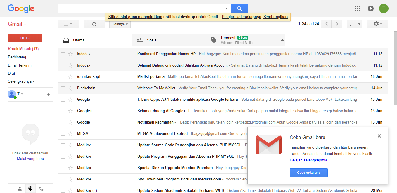 Gmail Rilis Fitur Dan Tampilan Baru Versi Web - Teziger Blog