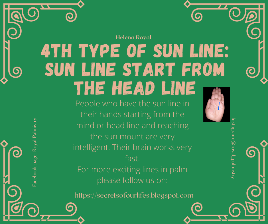 Quick Guide of Sun Line in palmistry: 12 Lines of Fame, Wealth, and ...