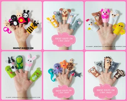 Biba Craft Collection: Finger Puppets/Boneka Jari