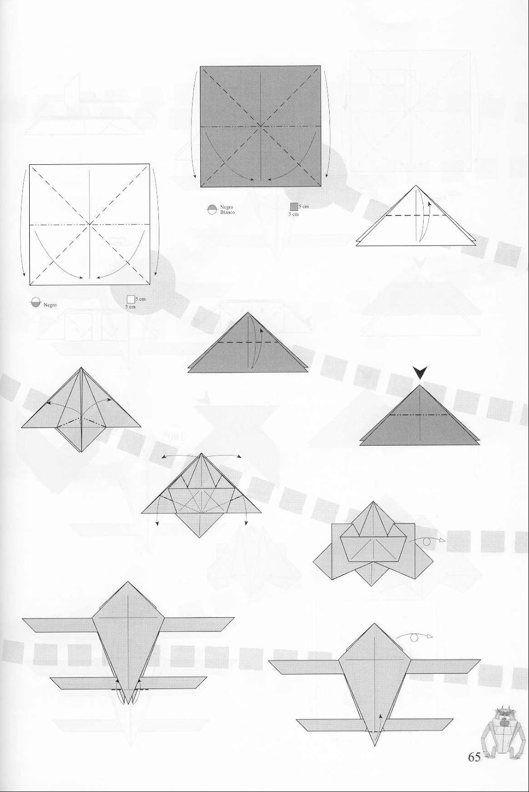 Origami Cartoon 1-Halle - Ruby Book Origami