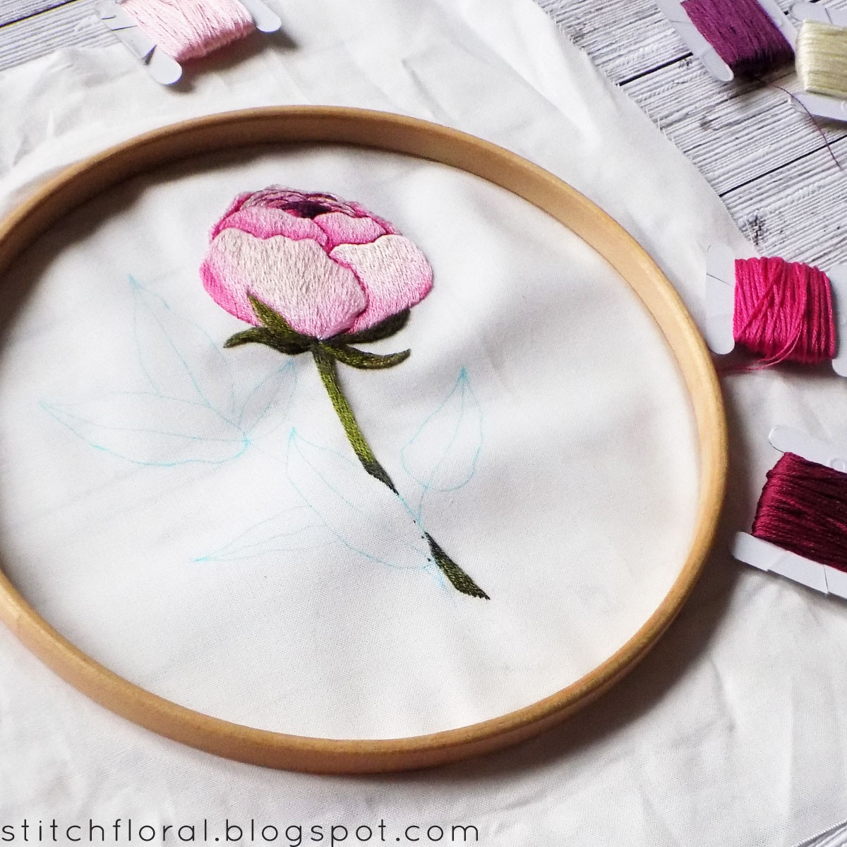 Needlepainting for Beginners: Story of Peony - Stitch Floral