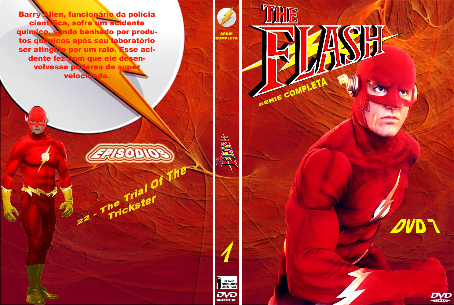 CAPAS EM SÉRIE: CAPAS DVD THE FLASH