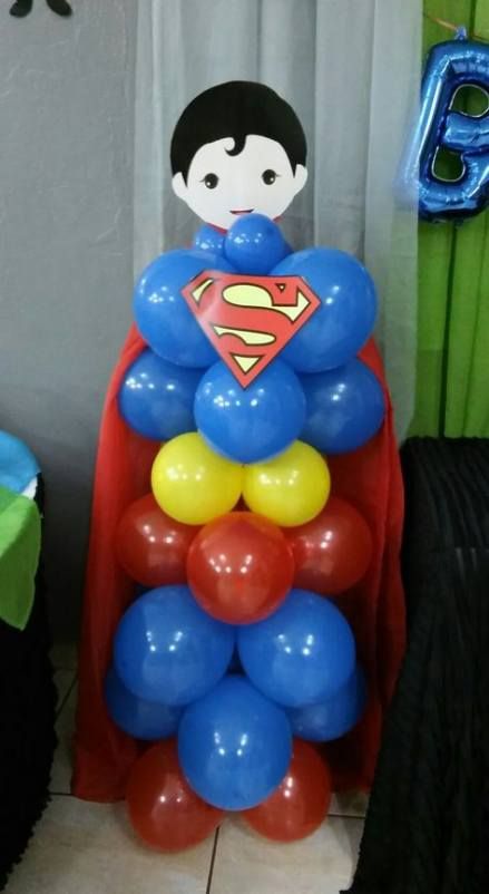 113 ideas para decorar una Fiesta de Superman