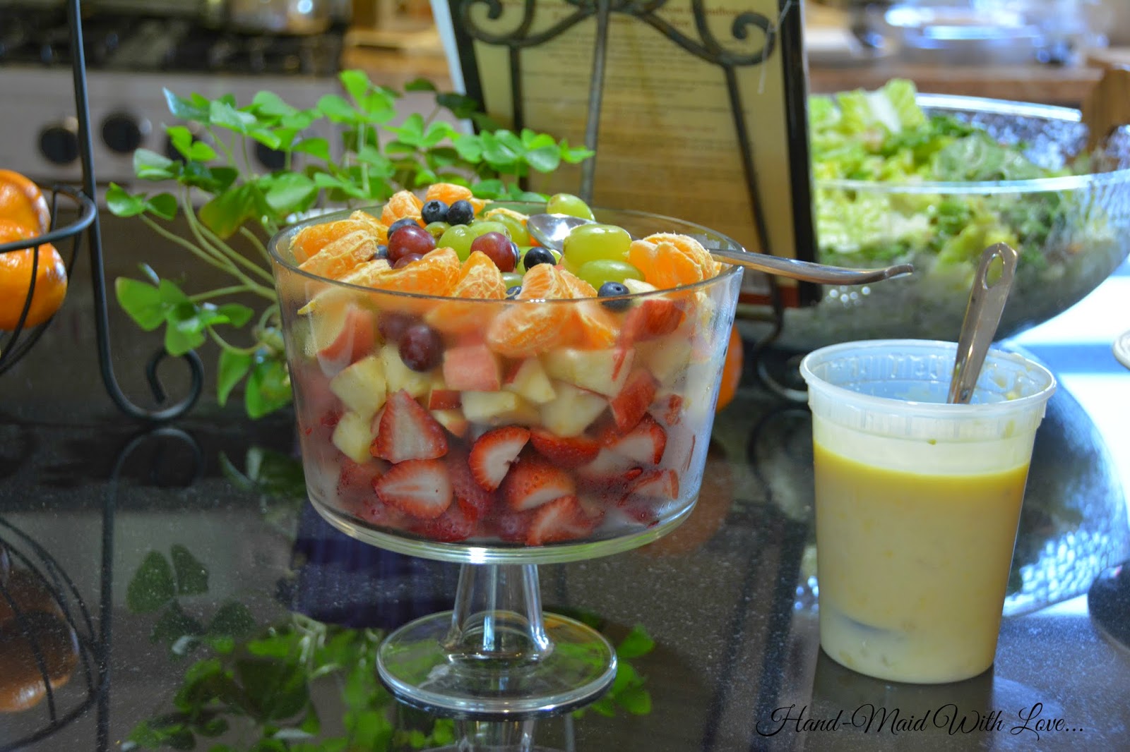 HandMaidWithLove: Pineapple and Banana Cream Fruit Topping