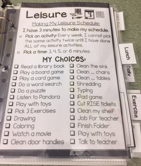 New All-In-One Visual Schedule Binders | Autism, The Teen Years