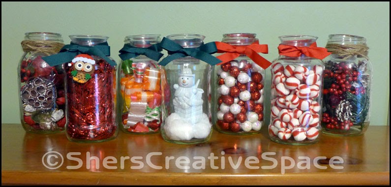 Sher's Creative Space: Tutorial - Decorative Jar Candles