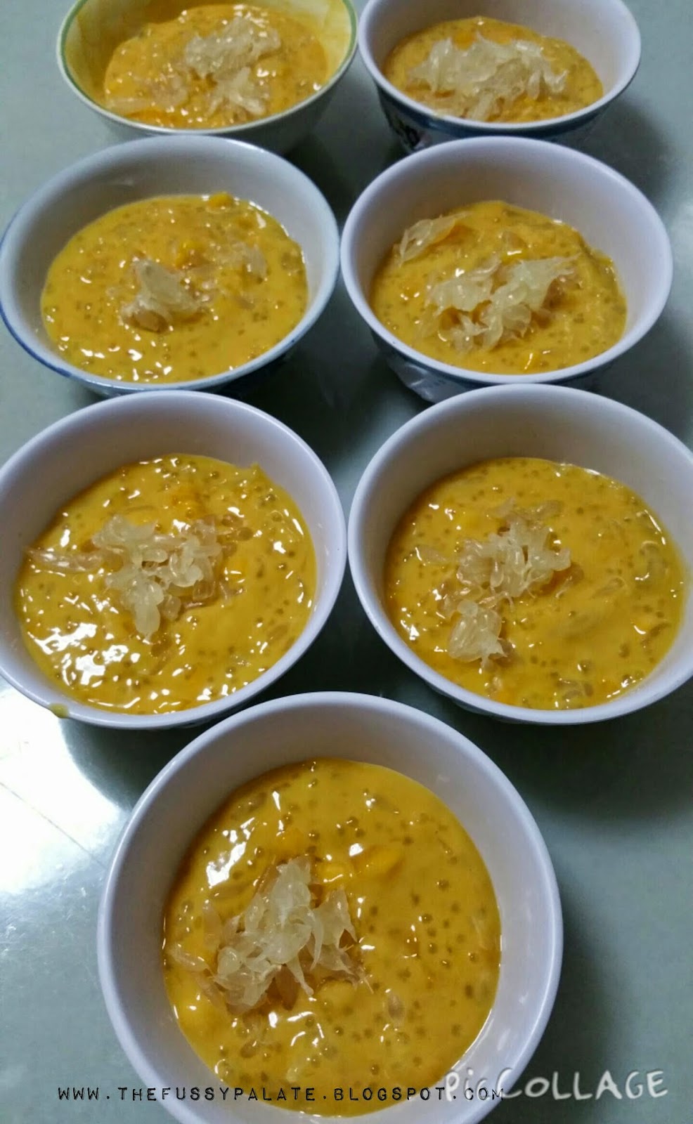 The Fussy Palate: Chilled Creamy Mango Pomelo Sago 杨枝甘露