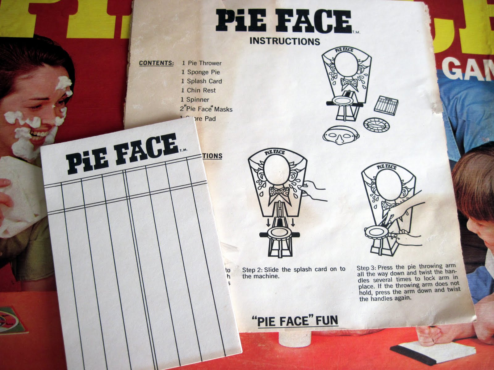 Tracy's Toys (and Some Other Stuff): 1968 Pie Face Game