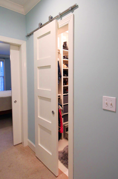 The $40 Modern Barn Doors Solution For Awkward spaces - Home Decor Ideas