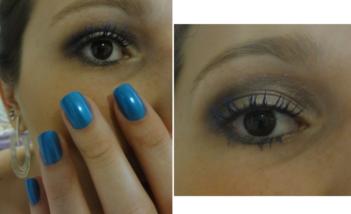 Dica das Gurias: Dica de Make - Rímel azul...