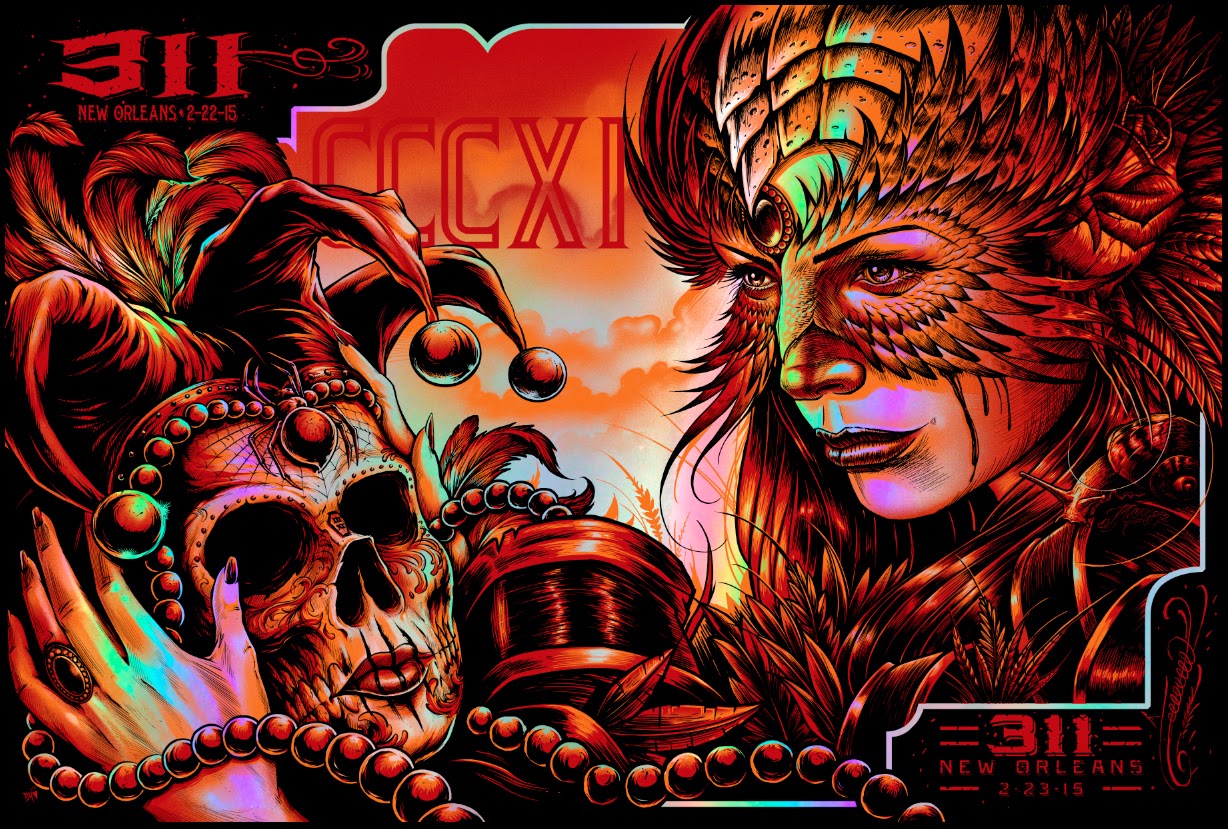 INSIDE THE ROCK POSTER FRAME BLOG: 311 New Orleans Posters by Maxx242 ...