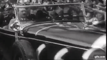 World War II in Pictures: Driving With Hitler
