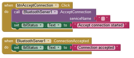 AI2 Inventor Forum News: Part 1: Basic Bluetooth communications using ...