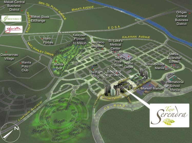 Property Central Inc: For Rent Condo Unit - Two Serendra